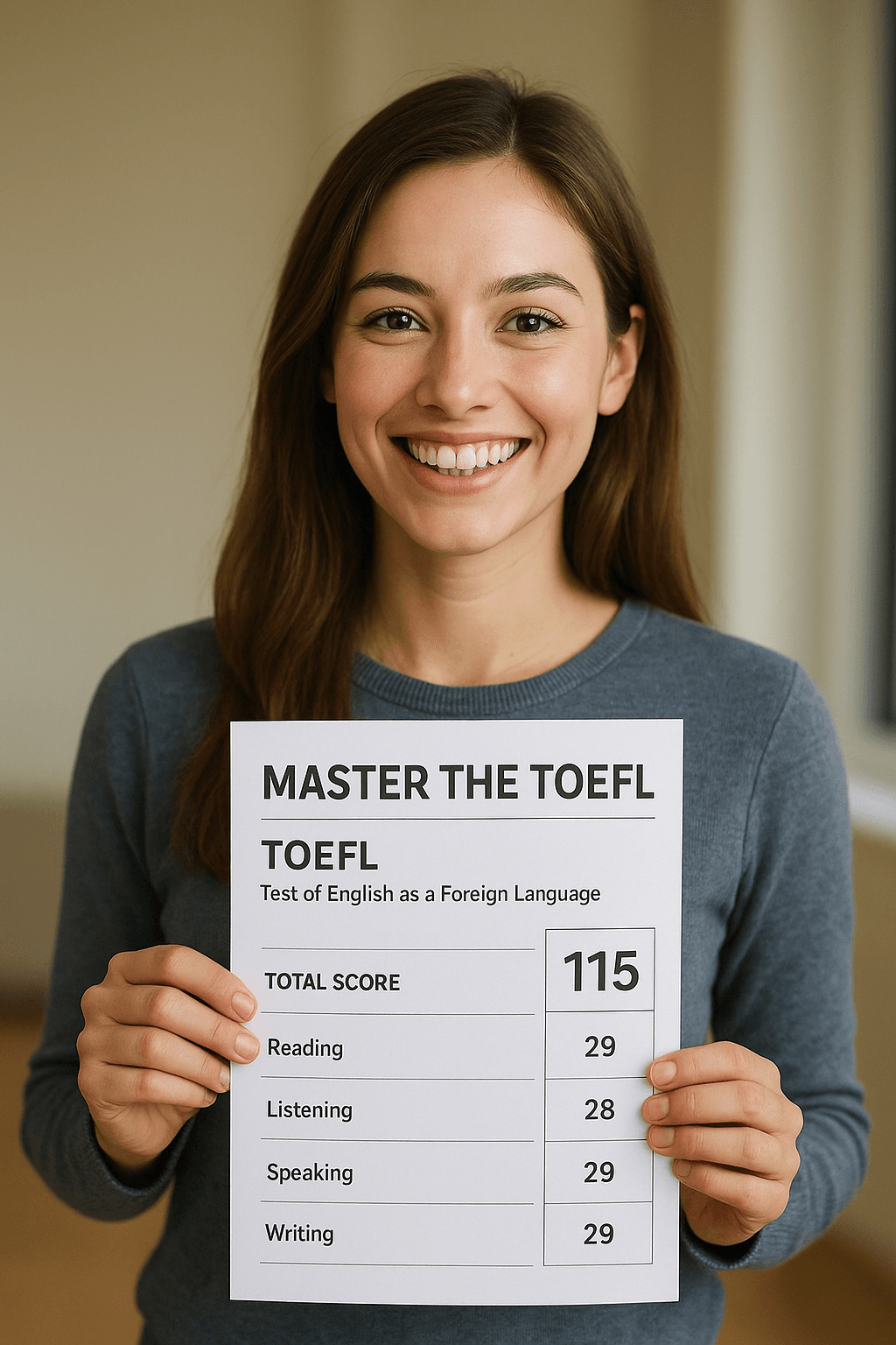 TOEFL Mock Exam | Online Practice Tests | Bolsa25